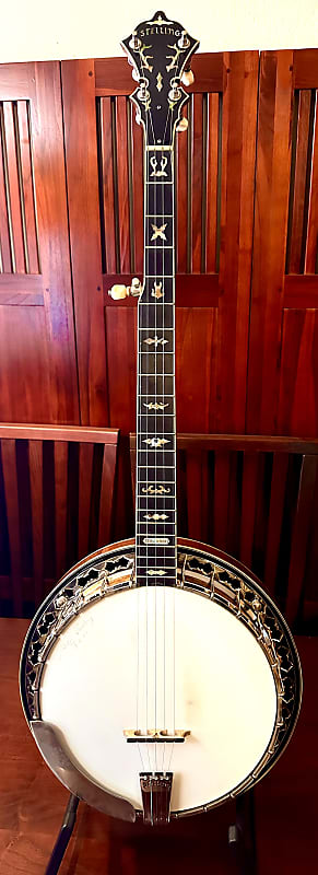 Stelling Stag Horn 5-string resonator banjo Circa 2002 - | Reverb