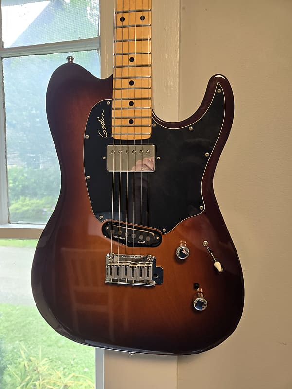 Godin Session Custom - Lightburst with case | Reverb