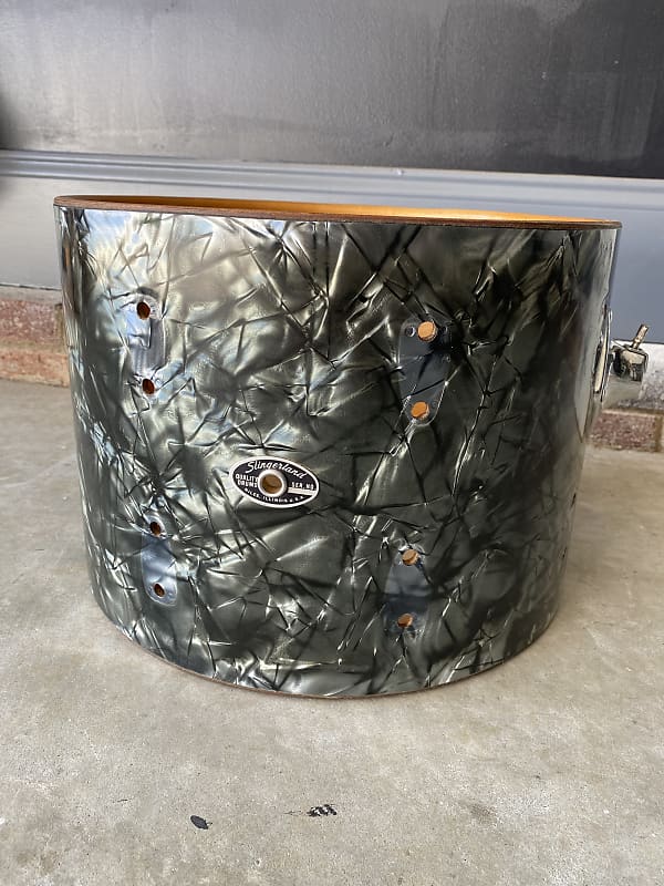 Slingerland 75-80 10x14 Rack Tom in Black Diamond Pearl (BDP) | Reverb