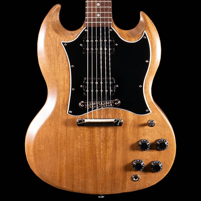 Gibson Sg Tribute Guitar In Natural Walnut Reverb
