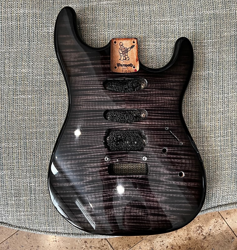 Warmoth Strat body SSH 2012 - translucent gray | Reverb