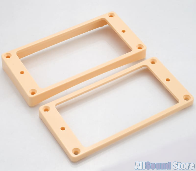 Humbucker Pickup Ring Set Neck & Bridge Curved Tapered for | Reverb