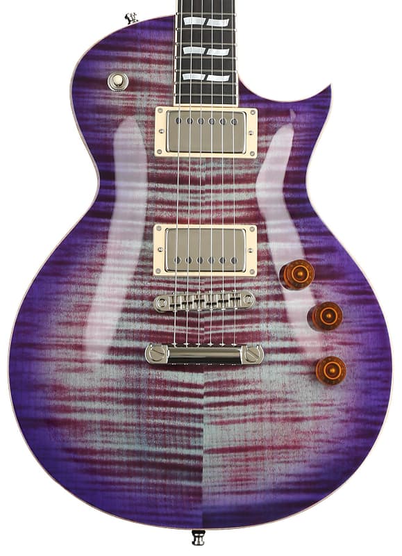 ESP USA Eclipse Flamed Maple - Purple Haze Burst | Reverb