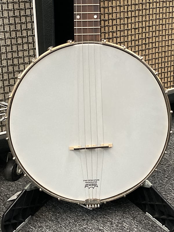 Saga Open Back Short Scale 5 String Banjo - Natural | Reverb