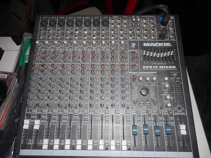 Mackie 12 ch mixer built in fx na - Black | Reverb