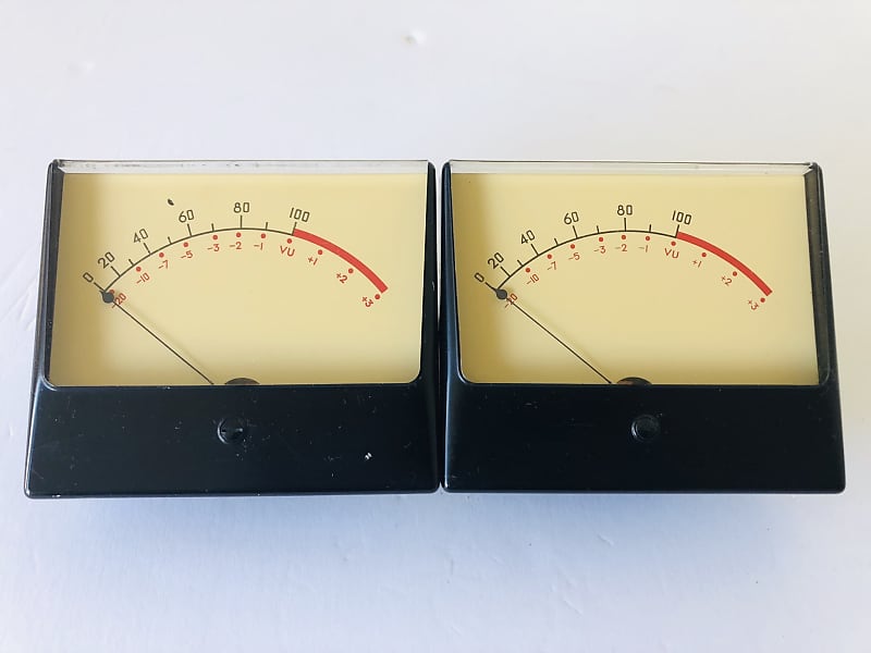 2x Large 1950’s Simpson 1349 VU meters Collins | Reverb Australia
