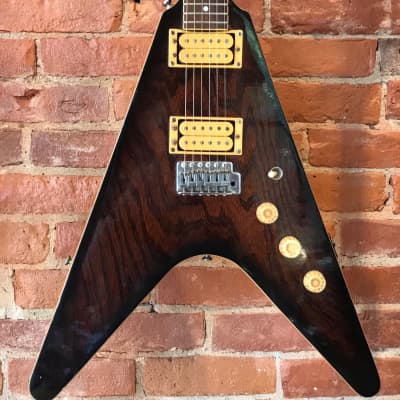 Cort Flying V 1980s Tobacco Burst | Reverb