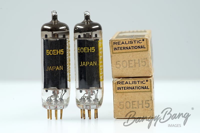 2 Vintage Realistic 50EH5 7 pin Beam Power Amplifier Pentode | Reverb
