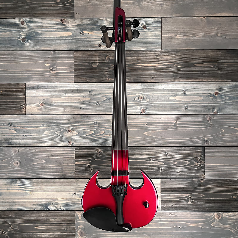 DEMO Wood Violins Stingray SVX4 Violin, Candy Apple Red | Reverb