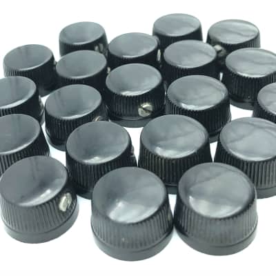 Daka-Ware Vintage Small Cupcake Knobs (2) 19?? Black | Reverb