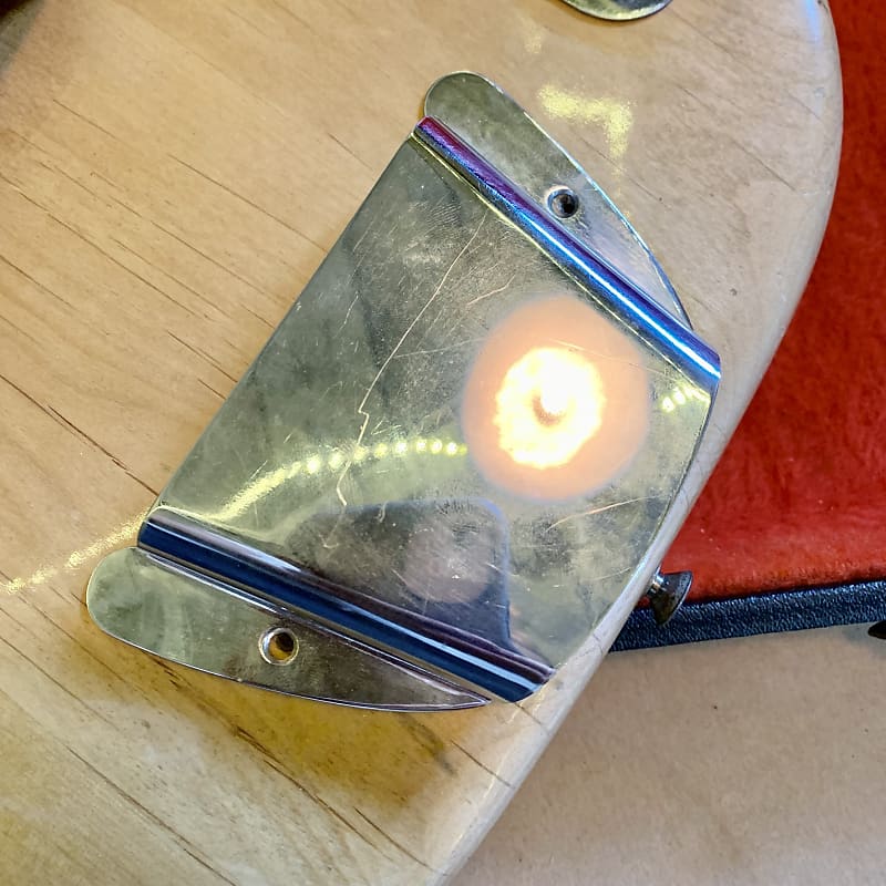 Fender Precision Bass bridge cover 1957 Chrome | Reverb Canada