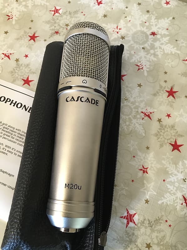 set of 2 Cascade microphones! M20u Large Diaphragm Condenser | Reverb