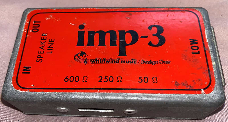 Whirlwind imp-3 Vintage Direct Box | Reverb
