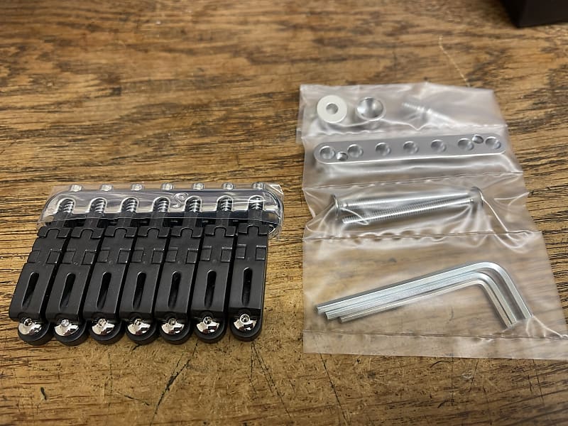 Schaller Guitar Bridge Hannes Chrome 7-String | Reverb