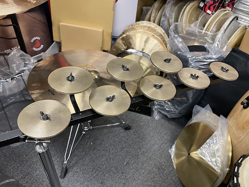 Zildjian complete set of crotales/holder/stand 2010 | Reverb