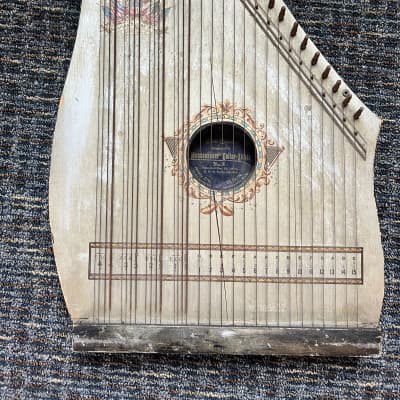 Zither Heaven Rock-It Stick Dulcimer Guitar With Bag, Wrench, | Reverb