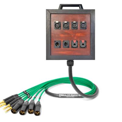 8 Channel Custom Mogami Studio Wall Stage Floor Box Neutrik | Reverb