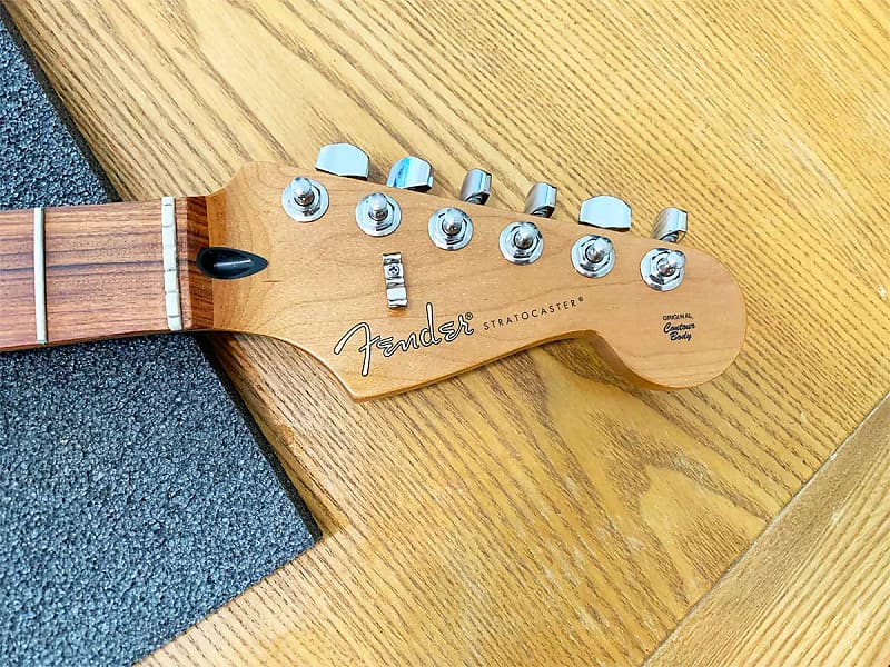Fender Stratocaster Roasted Maple Neck w/Tuners, Pau Ferro | Reverb