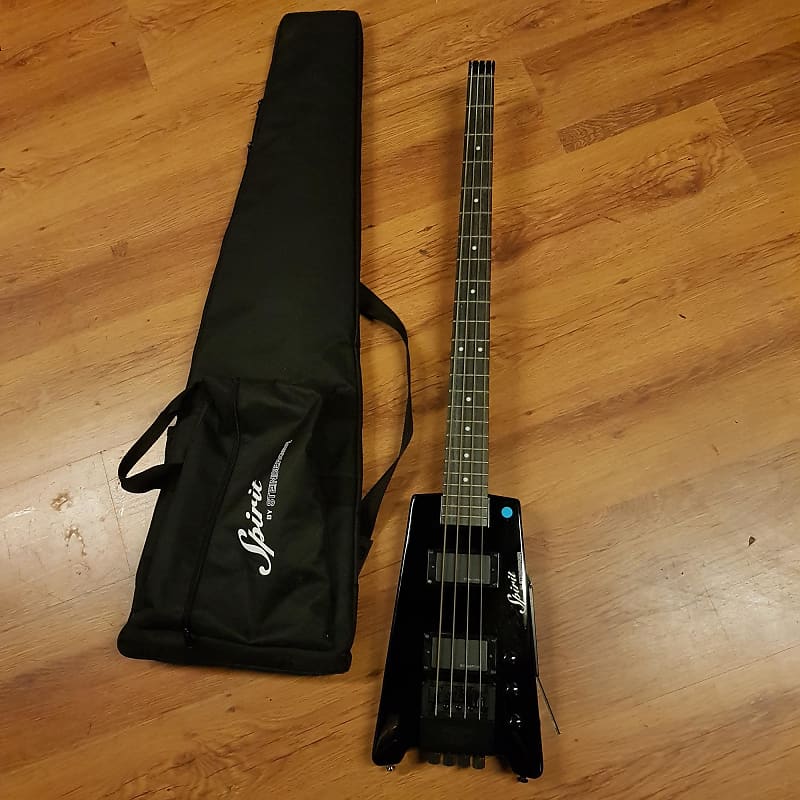 Steinberger Spirit Xt2 Standard Black Headless Bass | Reverb