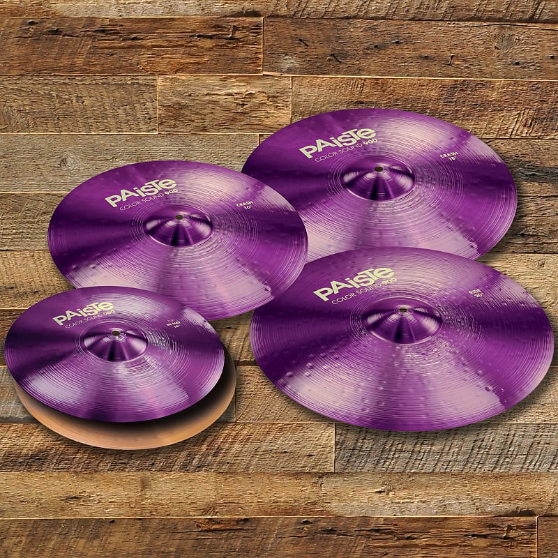 PAISTE 900 COLOR SOUND SERIES PURPLE MEDIUM EXTENDED CYMBAL | Reverb