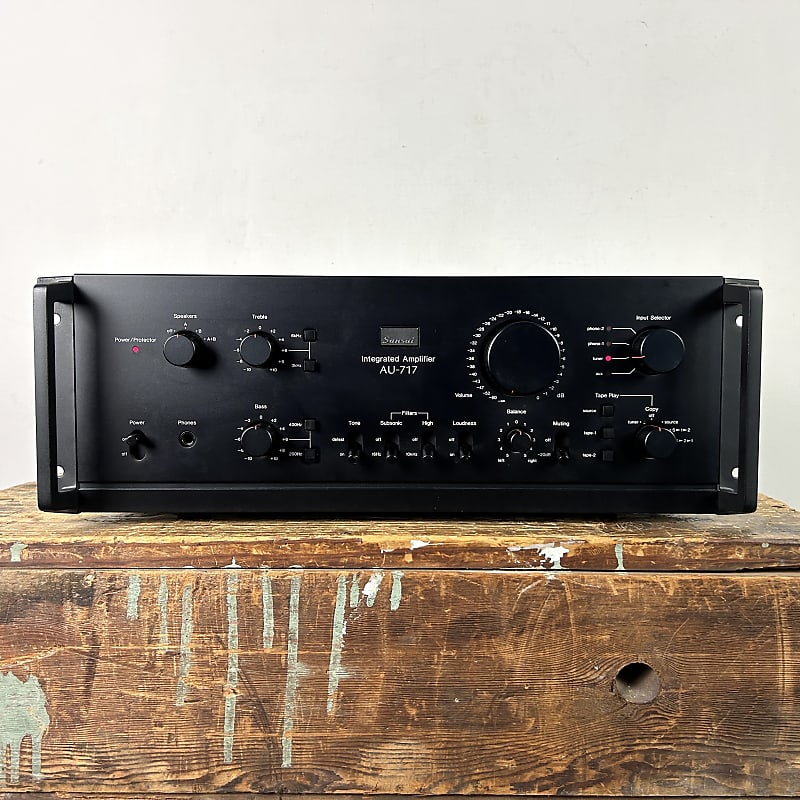 Sansui AU-717 Integrated Amplifier 1970's | Reverb