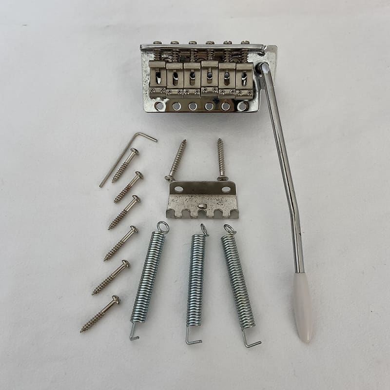 Chrome Left Handed Guitar Stratocaster Strat Style Bridge | Reverb