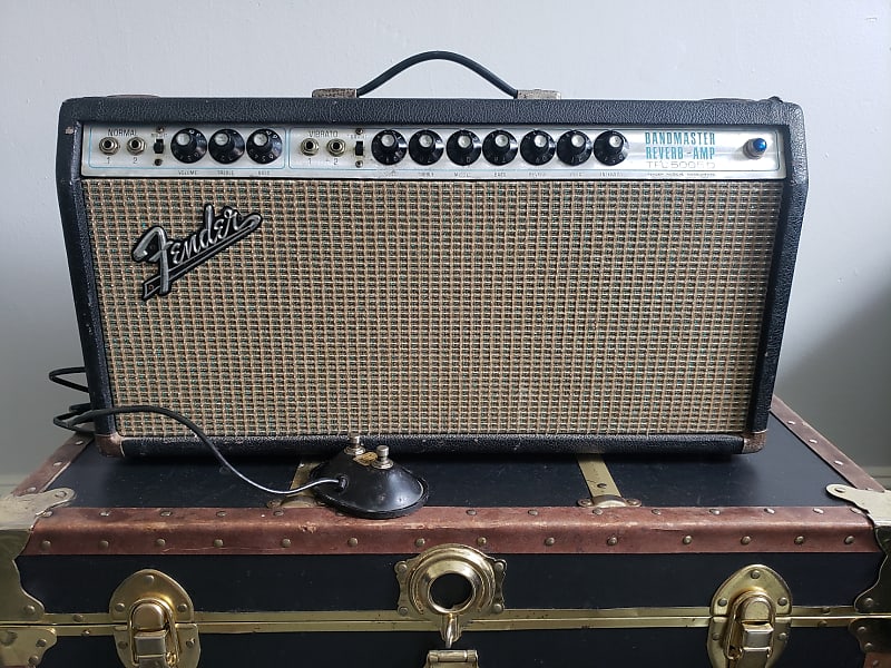 Fender Bandmaster Reverb TFL5005D 1968-1969 Black Tolex | Reverb