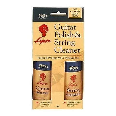 Washburn Lyon brand Guitar Polish, String Cleaner and | Reverb