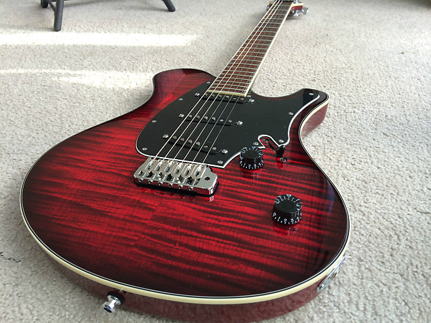 Mayones Legend 6 Transparent Cherry Red | Reverb