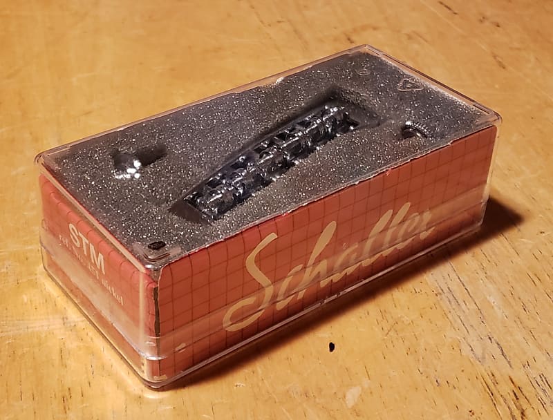 Schaller STM guitar bridge New old stock - Chrome | Reverb