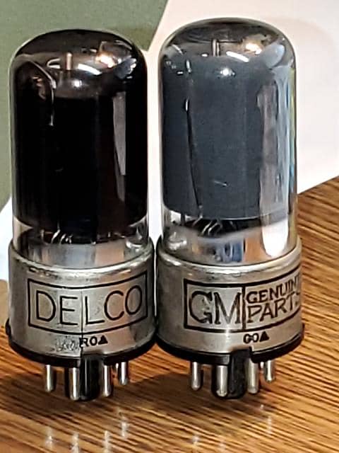 6V6GT RCA metal base/smoke glass MaxiMatcher2 matched pair | Reverb