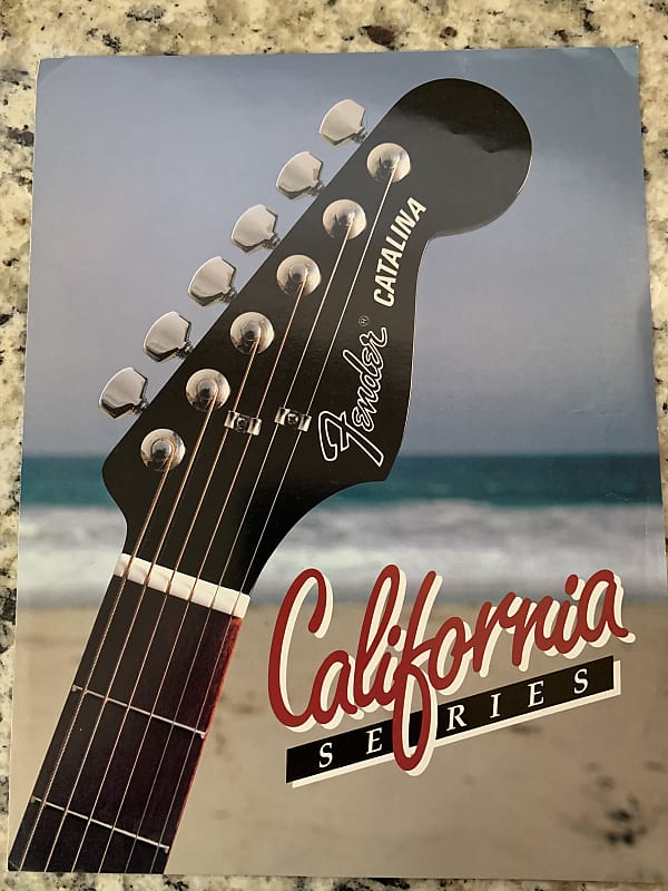 Fender California Series Acoustic Brochure | Reverb