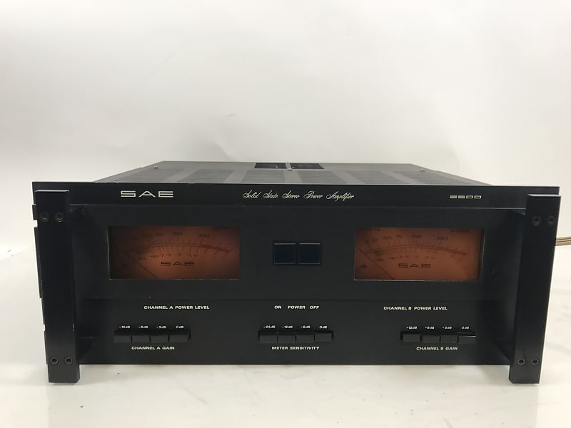 SAE 2500 MK 25 Stereo Power Amplifier | Reverb Australia