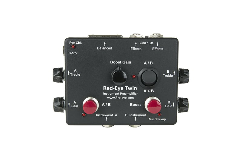 Fire Eye Development - Red Eye Twin - Instrument Preamp | Reverb