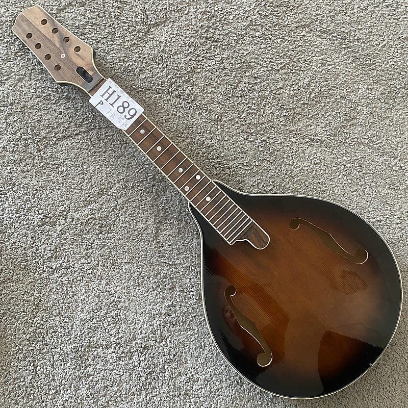 DIY Project Sunburst 8 String Mandolin, Spruce Mahogany | Reverb UK