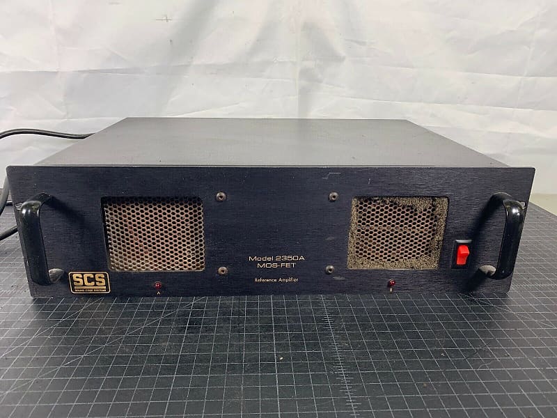 VINTAGE SCS SOUND CODE 2350A Reference Amplifier | Reverb