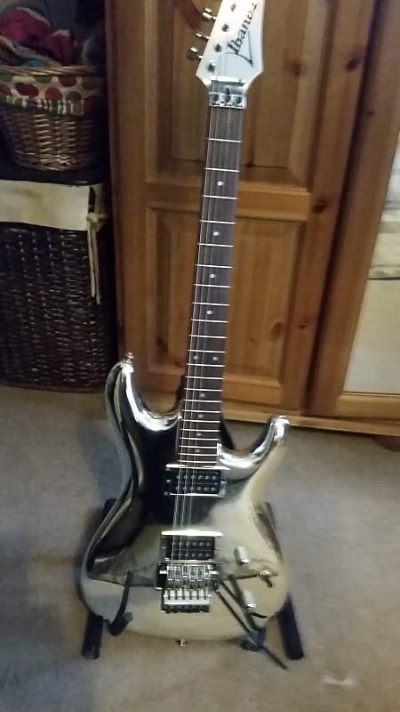 Ibanez JS 10th Anniversary Chromeboy 1998 Chrome | Reverb Canada