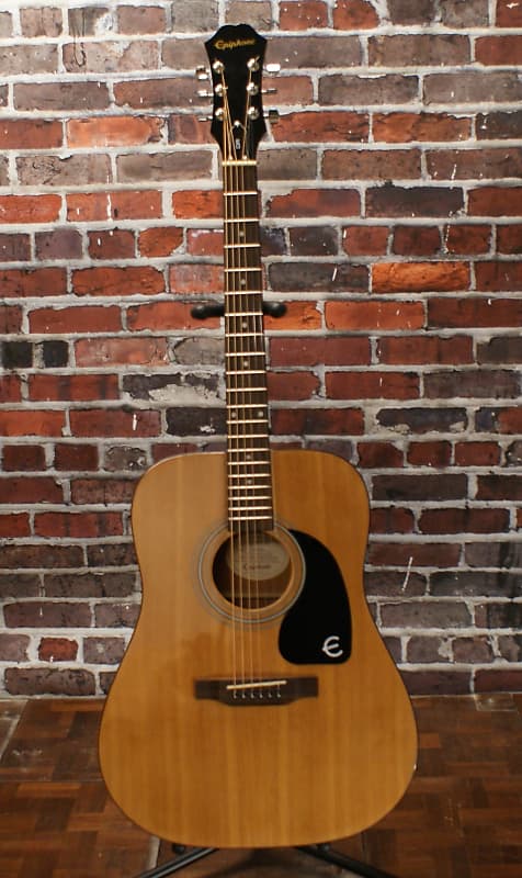 Epiphone DR-100 Ltd NA Natural Acoustic Guitar and Hard Case | Reverb