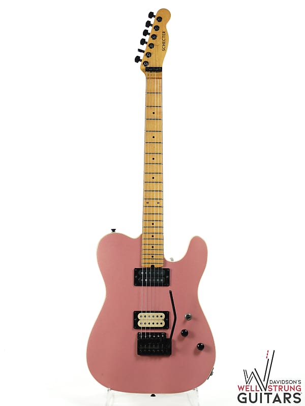 1980s Schecter PT in a Pink Metallic Finish w/ OHSC | Reverb