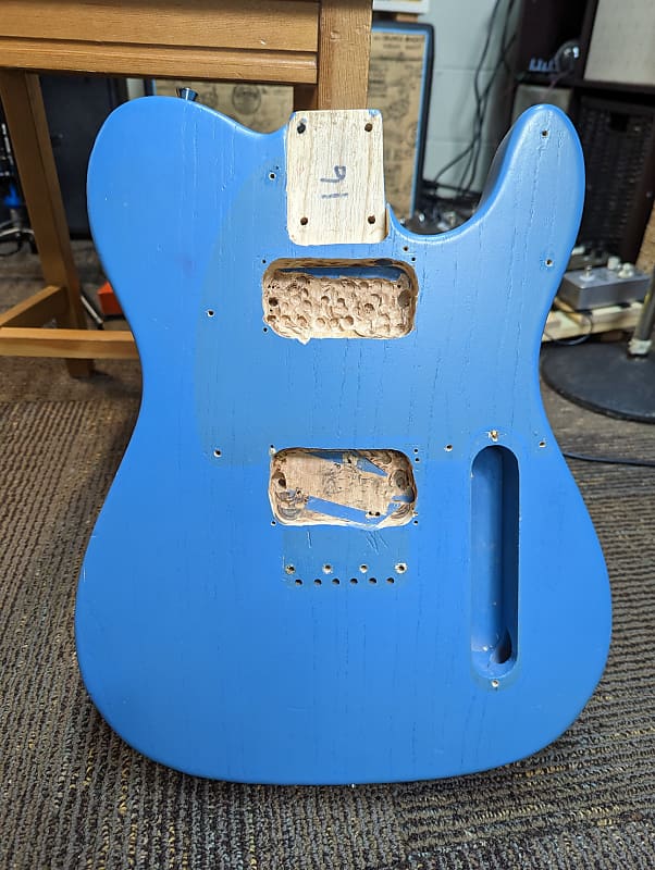 Fender Telecaster Body 2012 Blue | Reverb