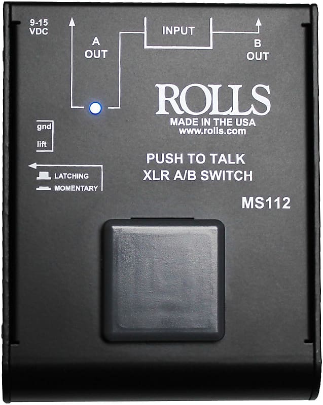 Rolls MS112 Push to Talk XLR A-B switch (5-pack) Bundle | Reverb