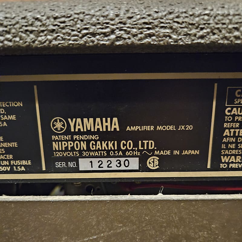 Yamaha JX20 Nipon Gakki MIJ | Reverb