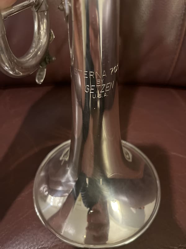 Getzen Eterna 700 (silver plated) Bb Trumpet SN P07879 | Reverb