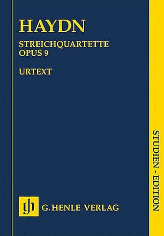 String Quartets - Volume II, Op. 9 Henle Study Scores | Reverb