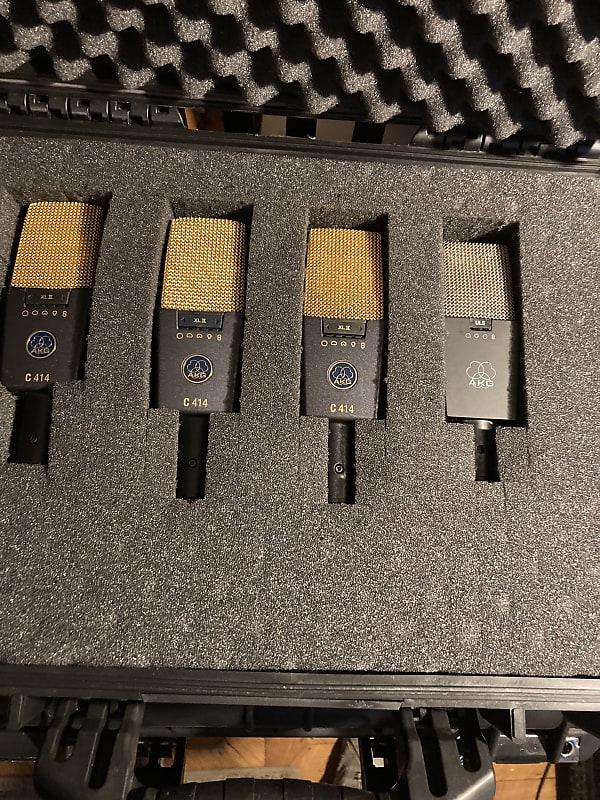 SET of AKG C414 B ULS and Three C414 XL II | Reverb