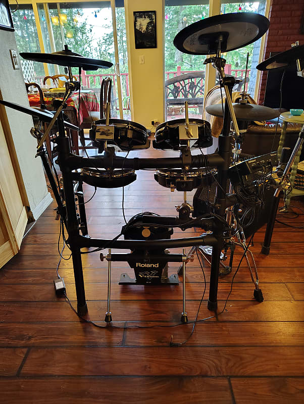 Roland TD 25 Electronic Drum Set With Extras | Reverb