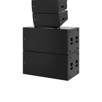 (4) JBL SRX910LA Dual 10" Powered Line Array Column Speakers | Reverb