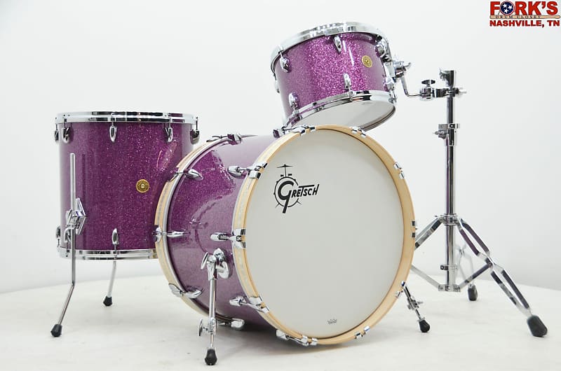 Gretsch USA Custom 3pc Drum Kit - "Purple Glass" | Reverb