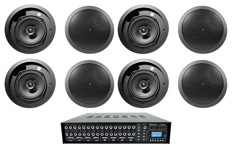 4-Zone Matrix Multi Room Commercial Audio System w/8) JBL | Reverb