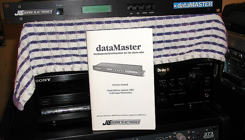 JL Cooper Datamaster Owner's Manual 1995 | Reverb